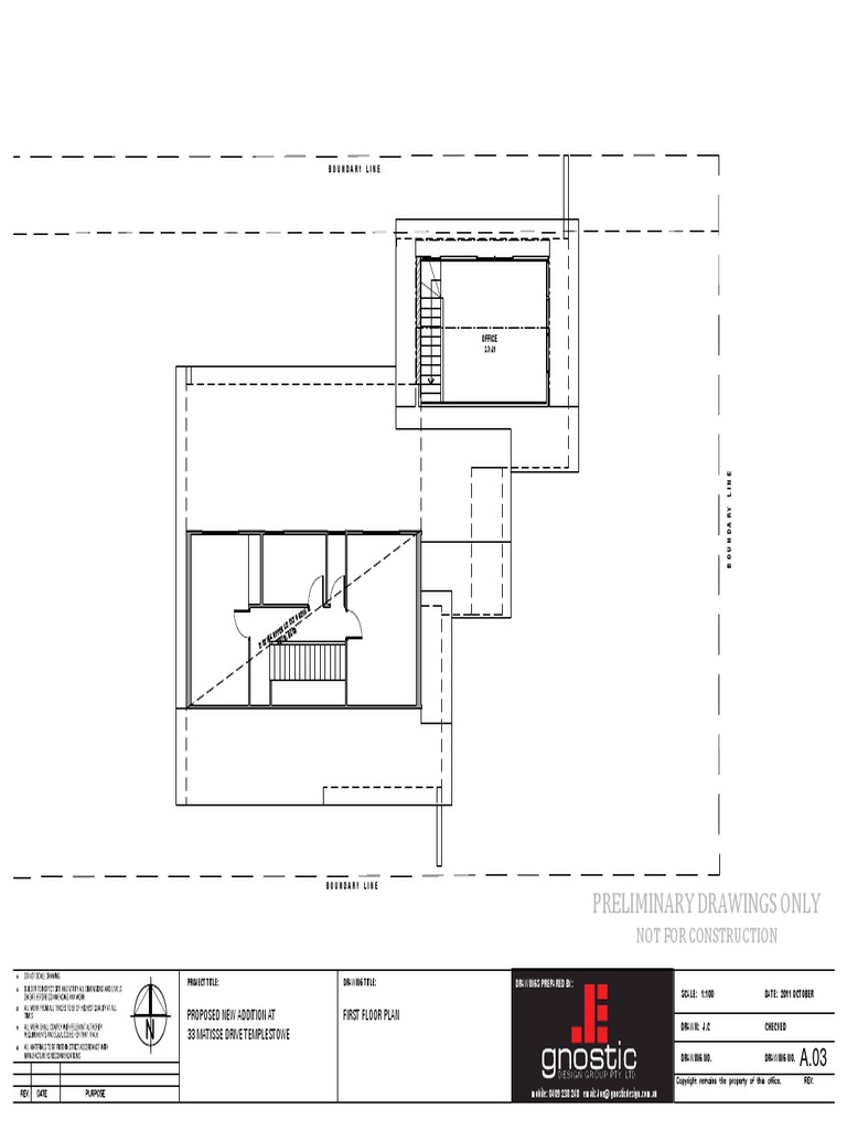 Preliminary Drawings Only: Not For Construction | PDF