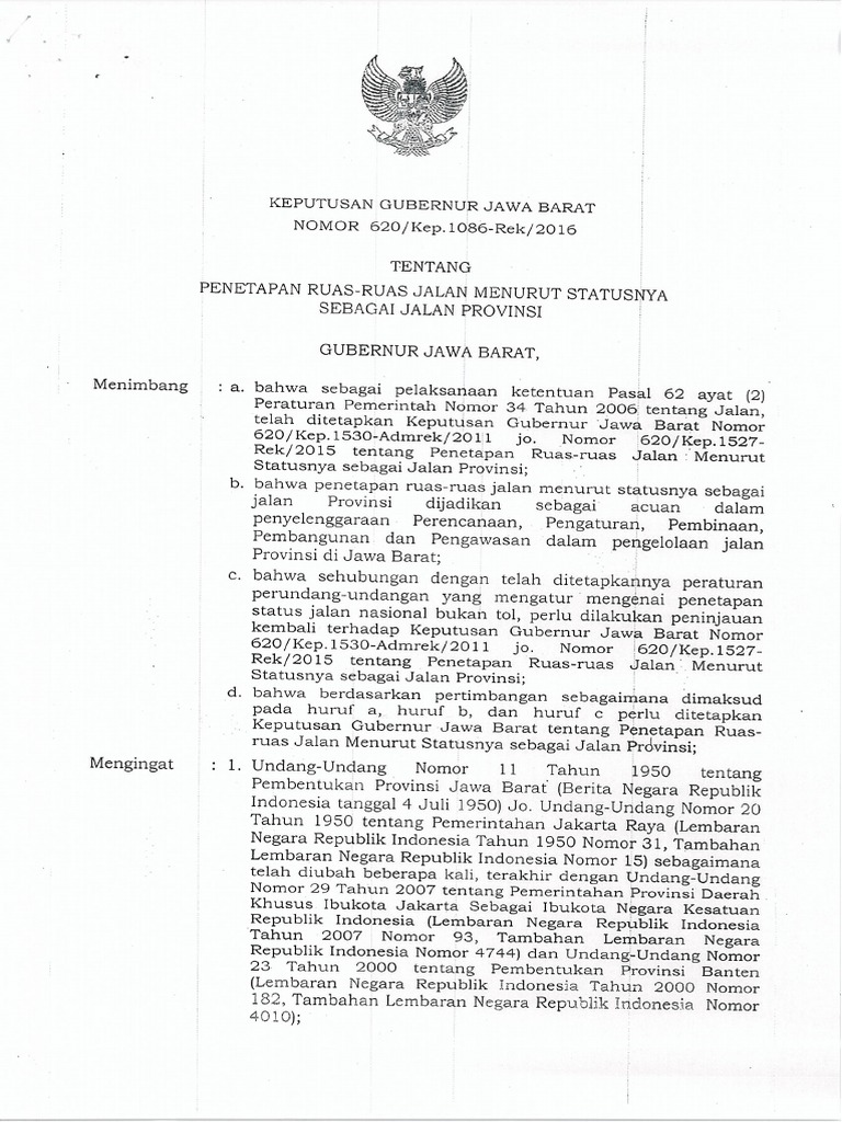 SK Jalan Prov Jabar 2016 | PDF