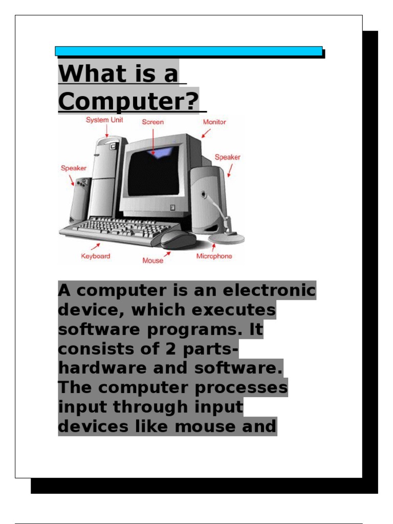 Project | Input/Output | Software