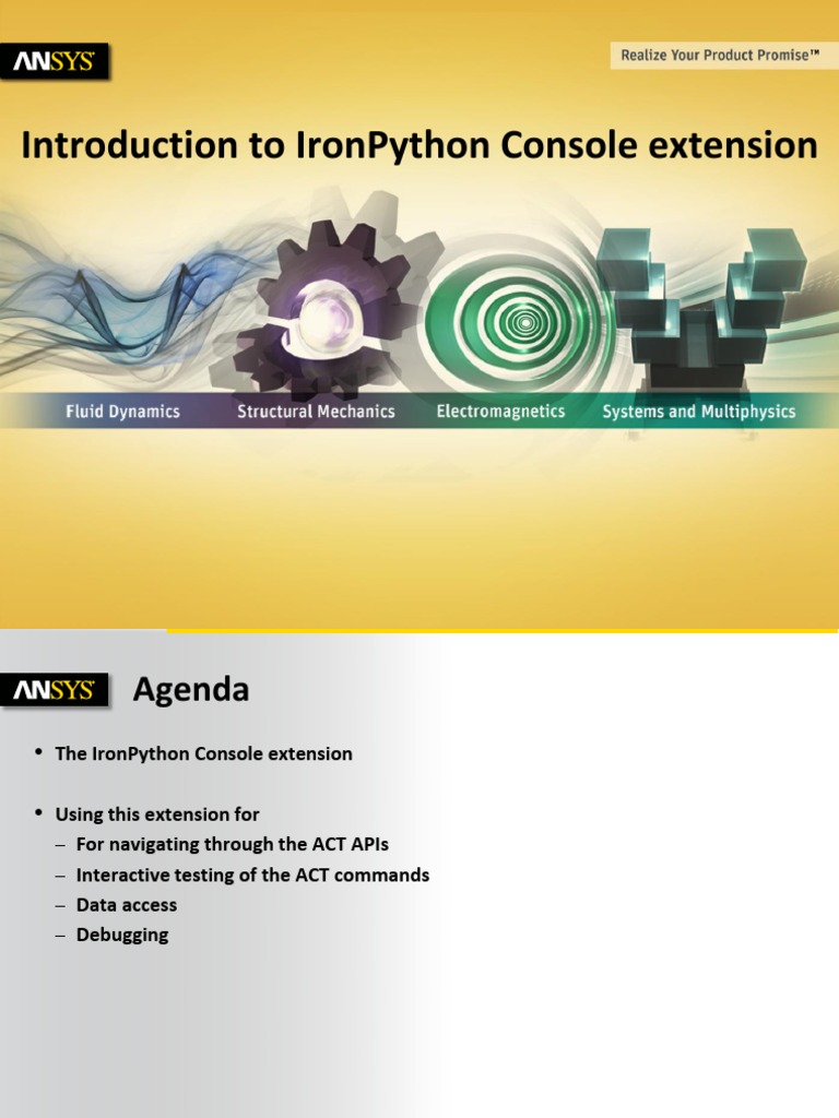 02-Introduction to IronPython Console Extension | Data Model | Command Line Interface