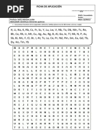 Sopa de Letras de Los Modelos Atomicos | PDF | Química Orgánica | Química