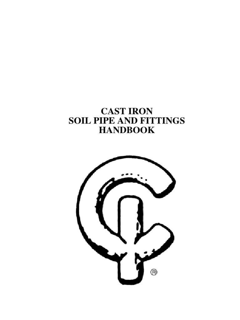 CISPI Pipe and Fittings Handbook | PDF | Plumbing | Storm Drain