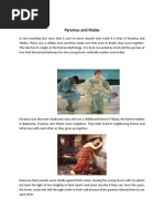 Pyramus - and - Thisbe | PDF
