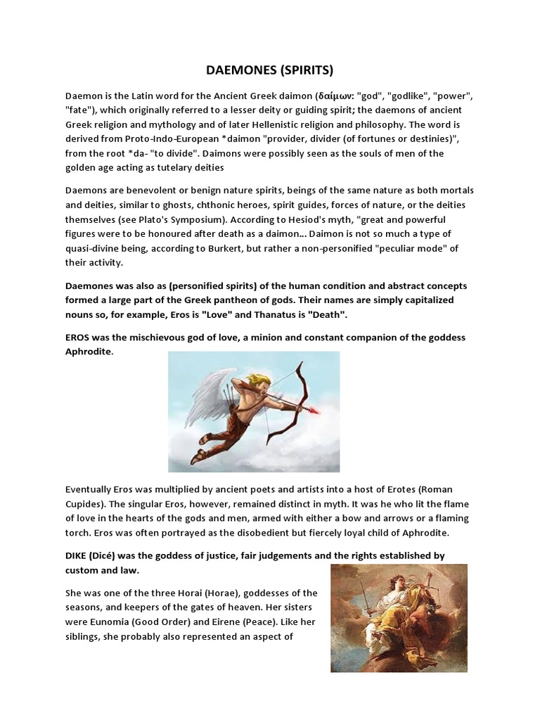DAEMONES Aiza | PDF | Eros | European Mythology