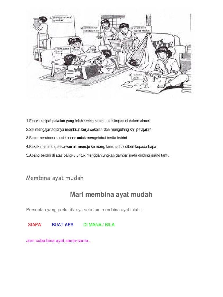 Latihan Bina Ayat Pdf