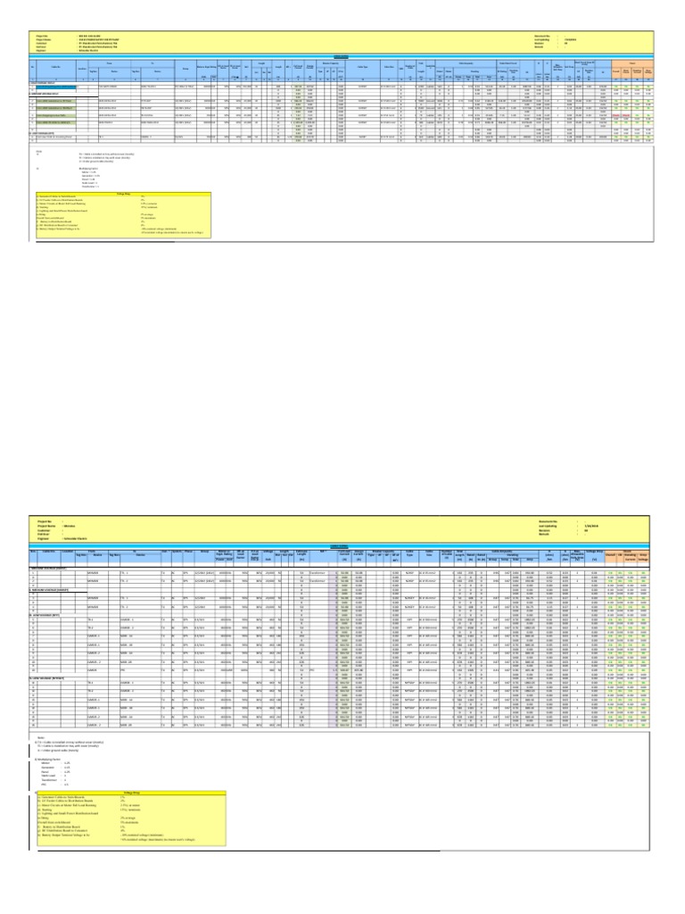 Sizing Cable | PDF | Electric Power Distribution | Electrical Substation