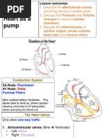 A-Level Biology: Cardiac Cycle | PDF | Ventricle (Heart) | Diastole