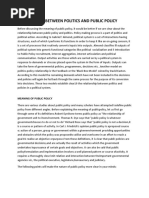 Policy Analysis Paper Format | PDF | Policy Analysis | Analysis