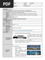 Grade 9 Lesson - Momentum | PDF | Momentum | Lesson Plan