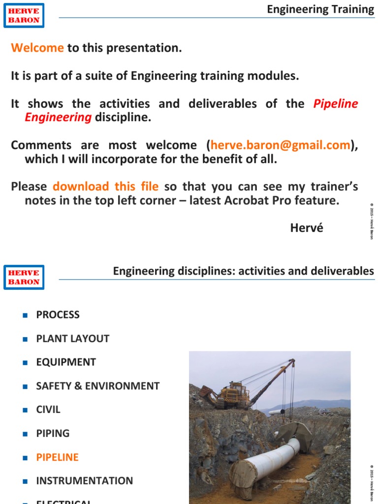 Eng. Management 8 - Pipeline | PDF | Pipe (Fluid Conveyance) | Applied ...