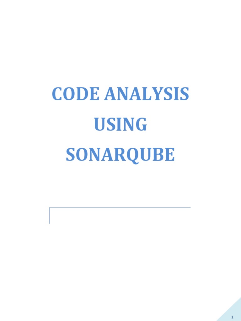 Code Analysis For Java Using Sonar | Download Free PDF | Eclipse (Software) | Java (Programming ...