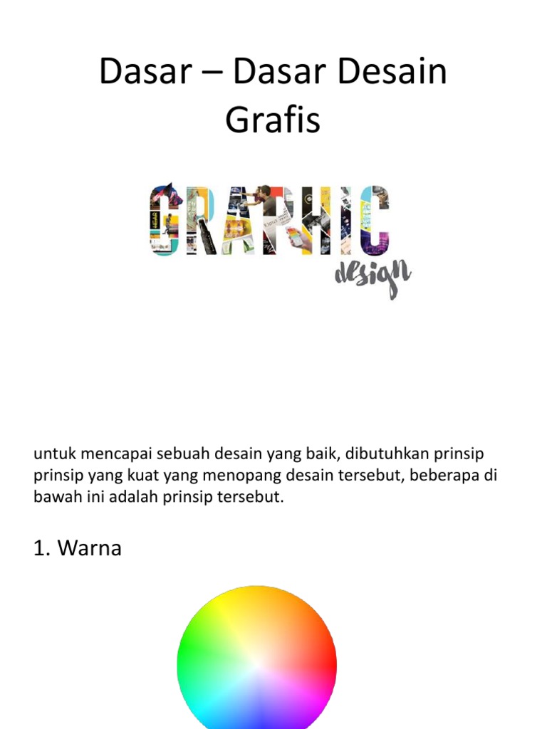 Dasar - Dasar Desain Grafis | PDF