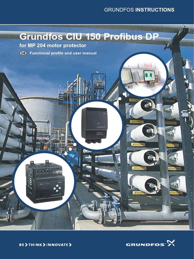 Grundfos CIU 150 Profibus DP: For MP 204 Motor Protector | PDF ...