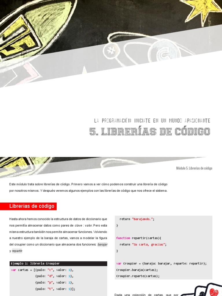 5 Librerias Codigo | PDF | Biblioteca (informática) | Script Java