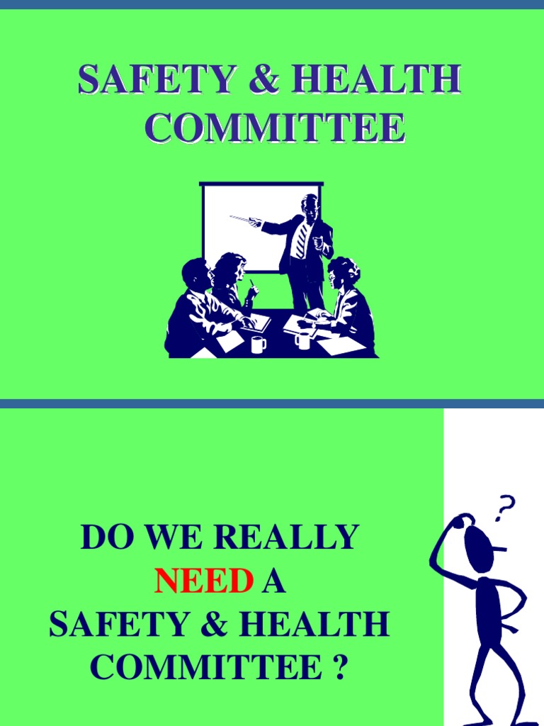 Importance of Safety & Health Committees | PDF | Occupational Safety ...