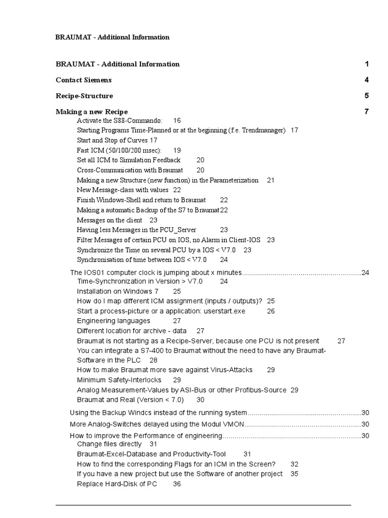 Braumat Tips and Tricks | PDF | Microsoft Excel | Programmable Logic ...