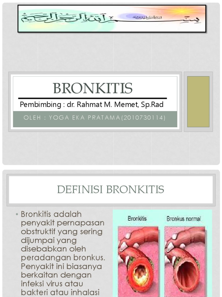 Radiologi LAPKAS BRONKITIS | PDF