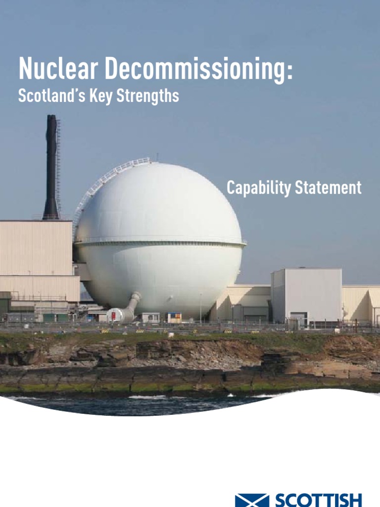 Nuclear Decommissioning Capability Statement | PDF | Nuclear Reactor ...