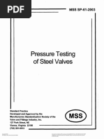 Pressure Testing of Valves: MSS SP-61-2019 | PDF | Pipe (Fluid ...