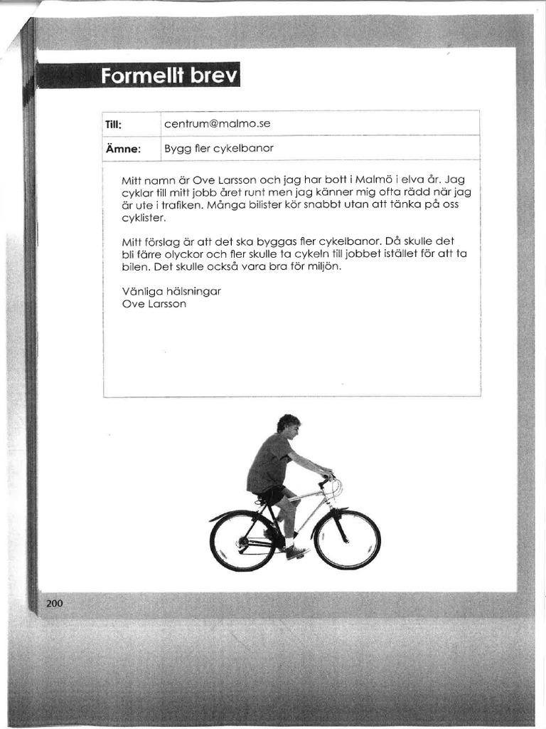 Formellt Brev Sfi | PDF