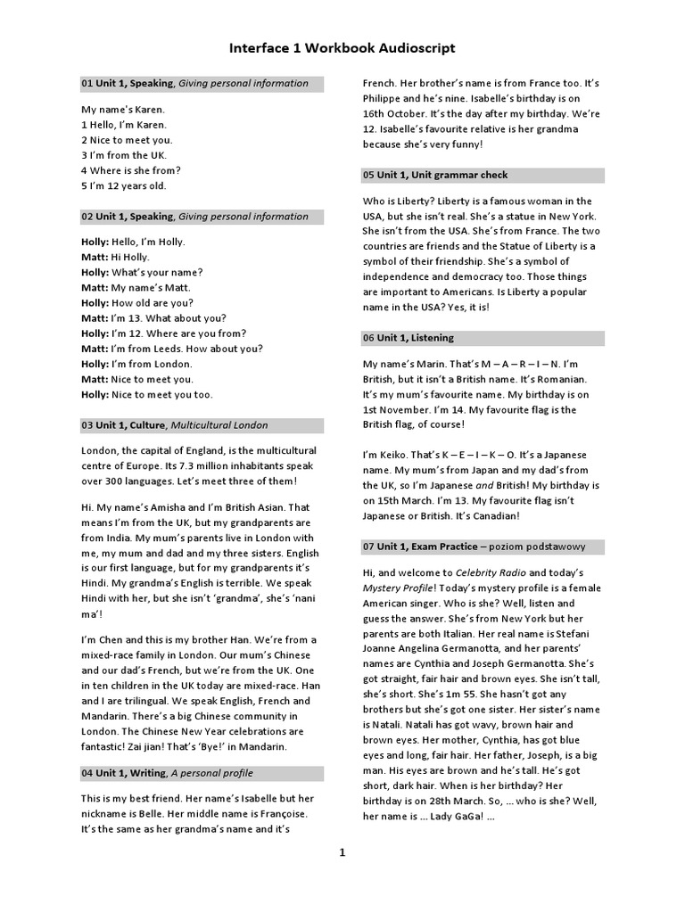 Interface Audioscripts Pdf