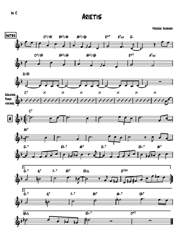 Arietis Freddie Hubbard PDF | PDF