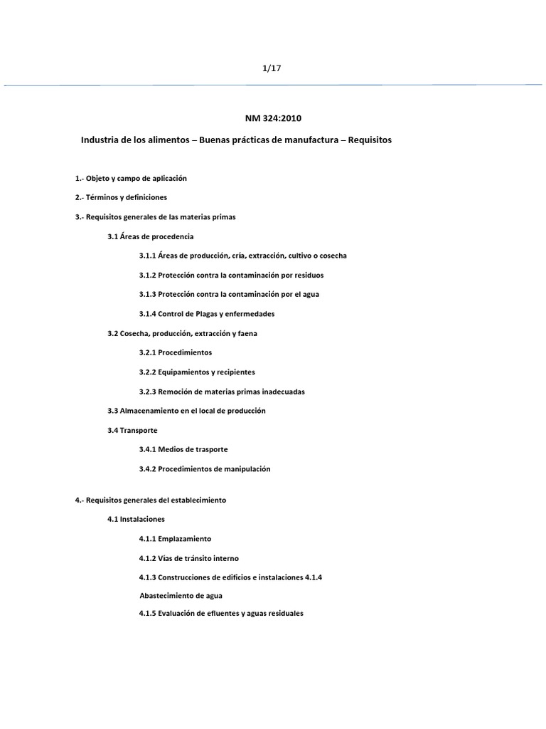 Guia Norma BPM | PDF | Alimentos | Contaminación