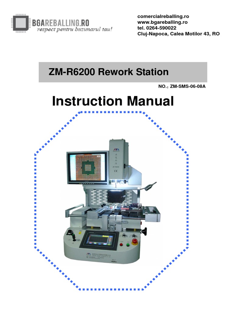 ZM r6200 Rework Station Instruction Manual Bgareba | PDF | Printed ...
