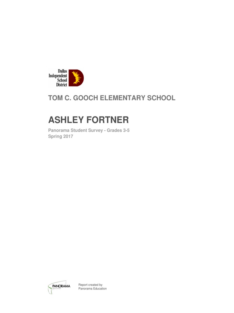 Panorama Results | PDF | Classroom | Teachers