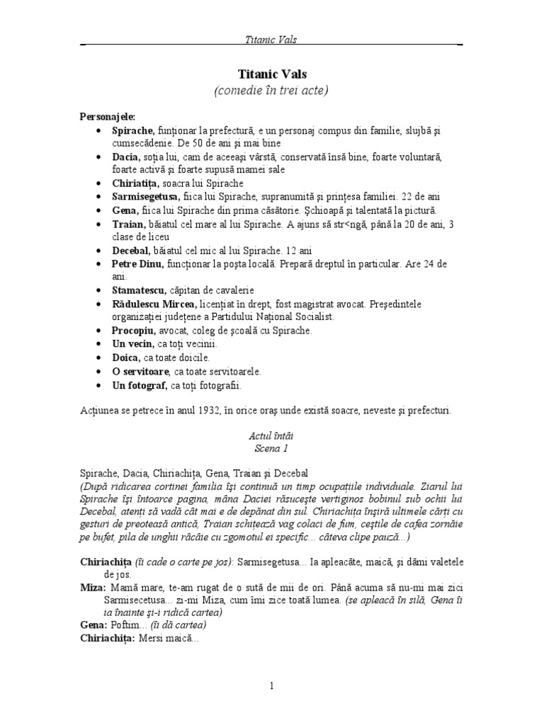 Titanic Vals Complet PDF | PDF