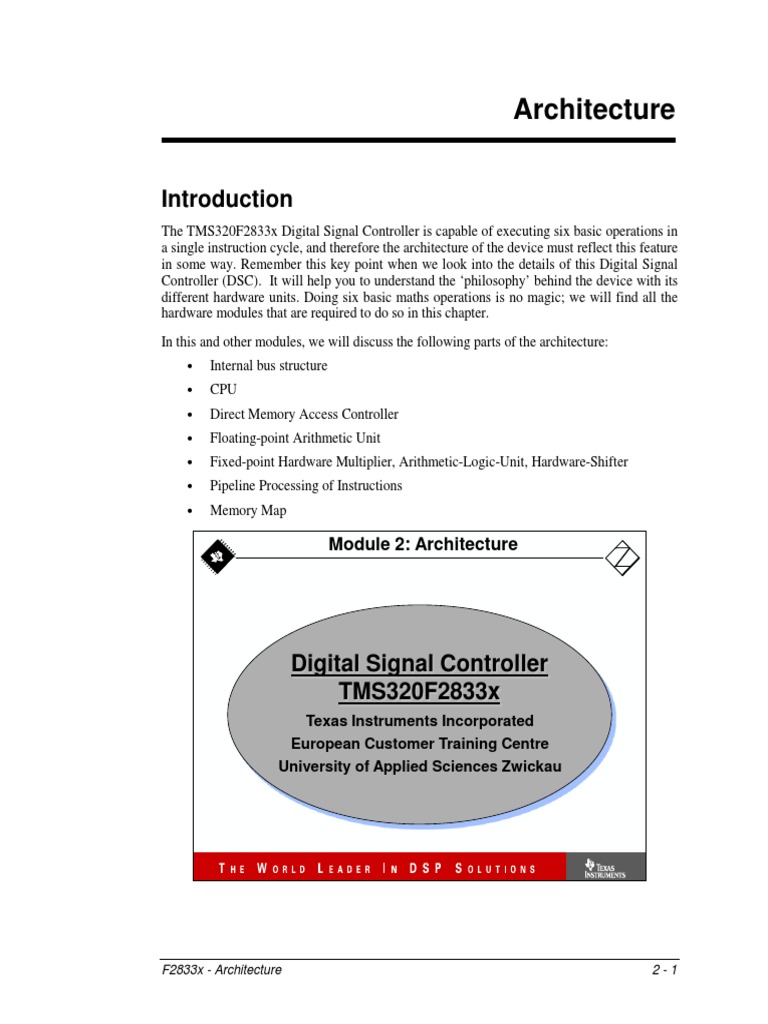 Module 2: Architecture | PDF | Central Processing Unit | Booting