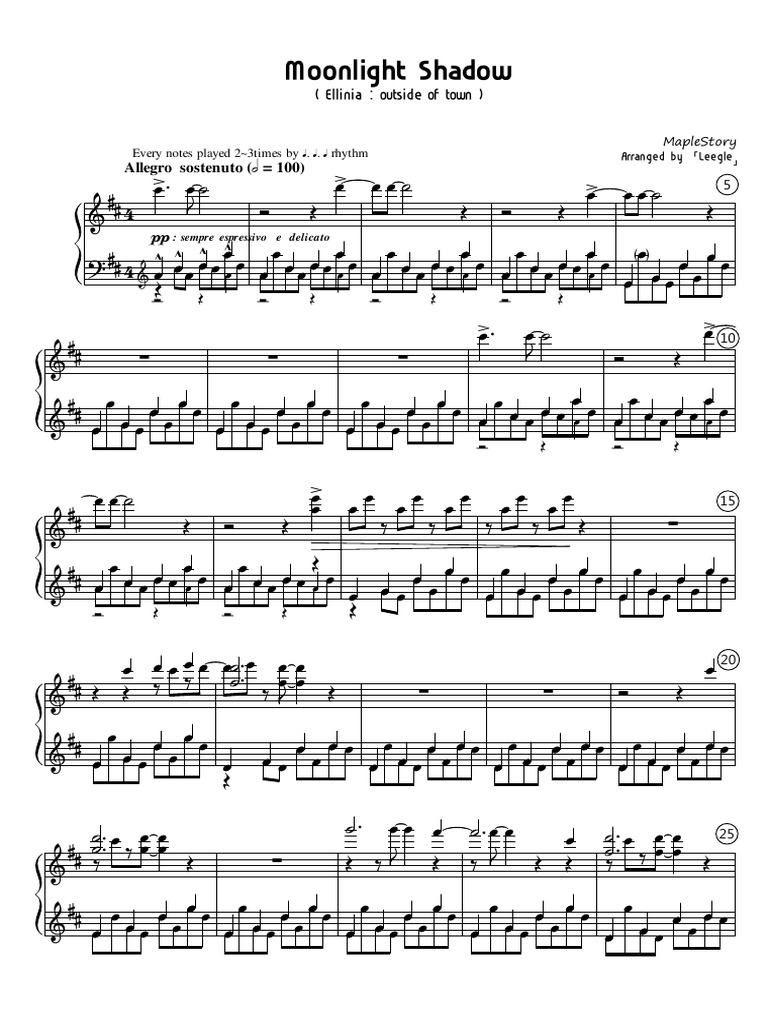 Moonlight Shadow | PDF