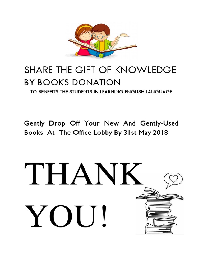 Book Donation Poster | PDF