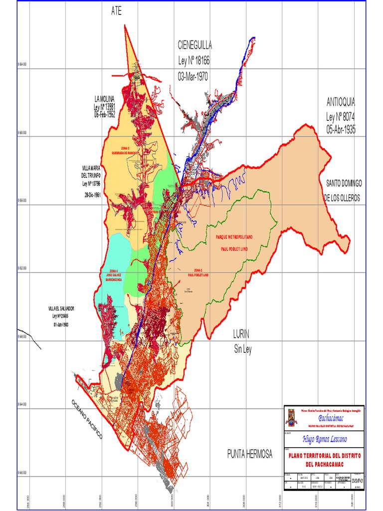 Plano Territorial Pachacamac | PDF