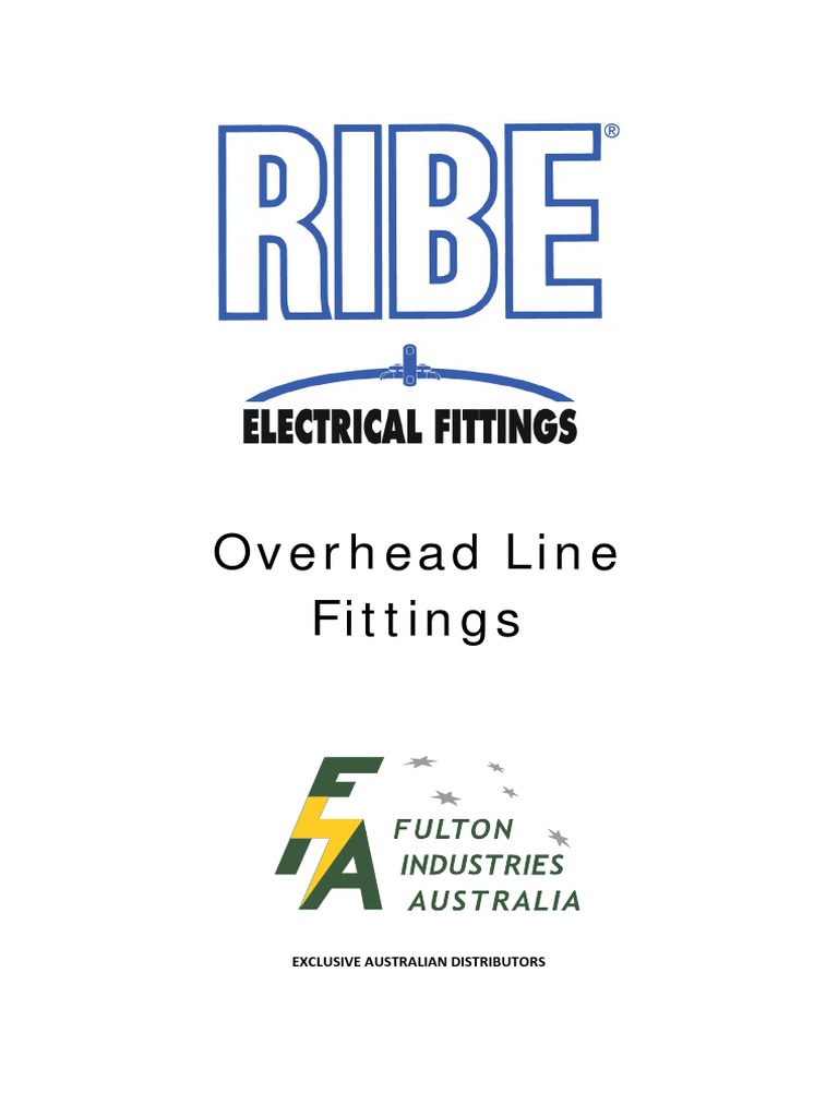 RIBE - B01 - Overhead Line Fittings | PDF | Screw | Wire