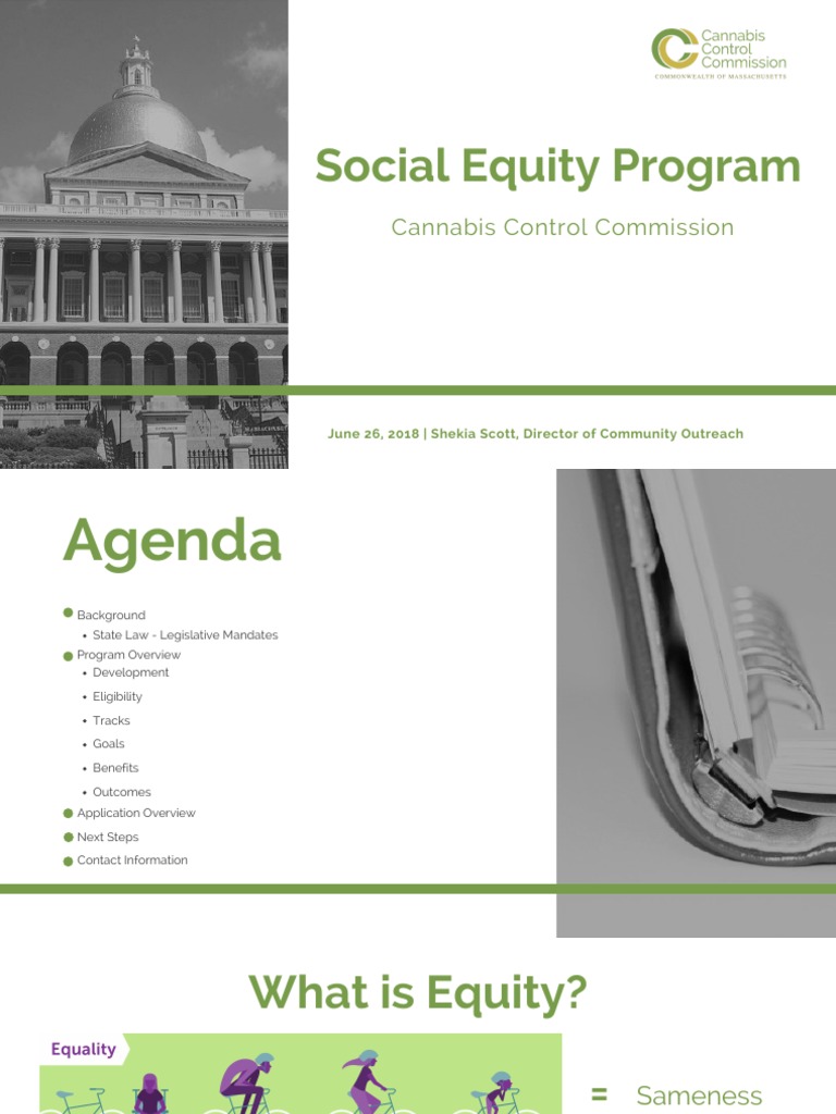 Social Equity Program, Massachusetts Cannabis Control Commission | PDF | Employment | Business