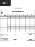 Form Absensi Manual | PDF
