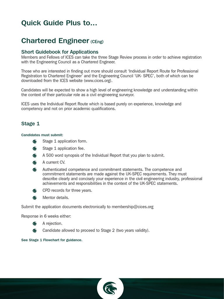 Quick Guide CEng Plus PDF | PDF | Business