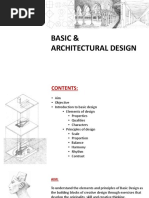 Basics Architectural Design | PDF | Design | Architect