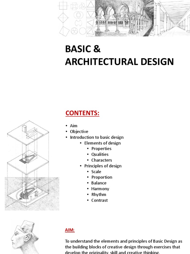 Basic & Architectural Design | PDF | Shape | Rhythm