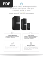 OptiPlex 3040 Technical Spec Sheet | PDF | Computer Monitor | Computer ...