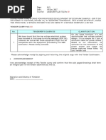 15 - Tender Queries Formate | PDF
