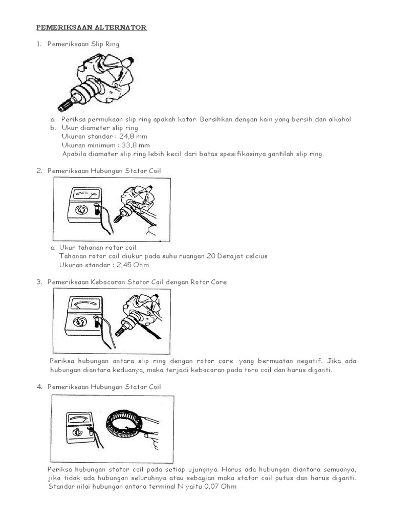 Pemeriksaan Alternator Pdf