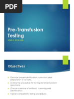 Crossmatch Procedure and Guidelines | PDF | Blood Transfusion | Blood ...