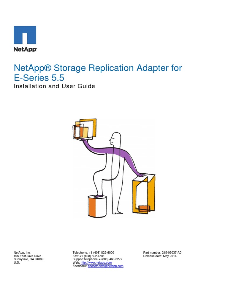 NetApp Storage Replication Adapter For ESeries 55 | PDF | Computer Data | System Software