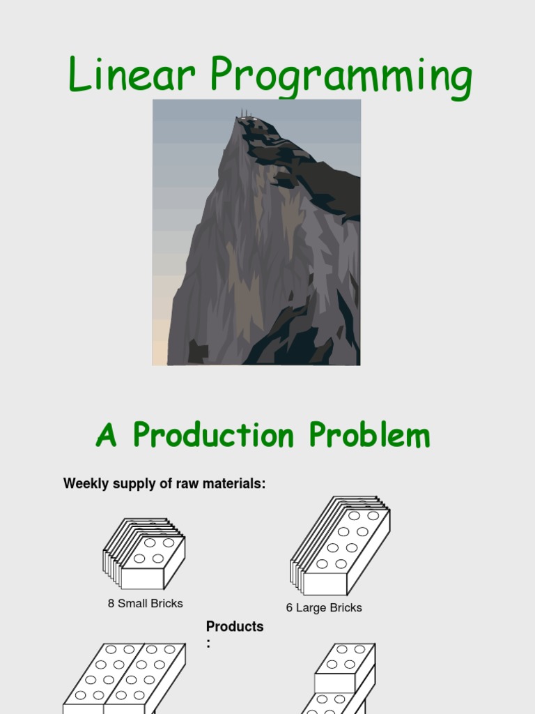 LP Formulation | PDF | Linear Programming | Swimming (Sport)
