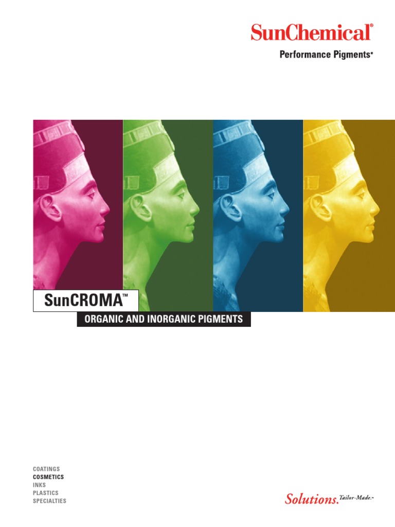 Suncroma: Organic and Inorganic Pigments | PDF | Cosmetics | Chemical ...