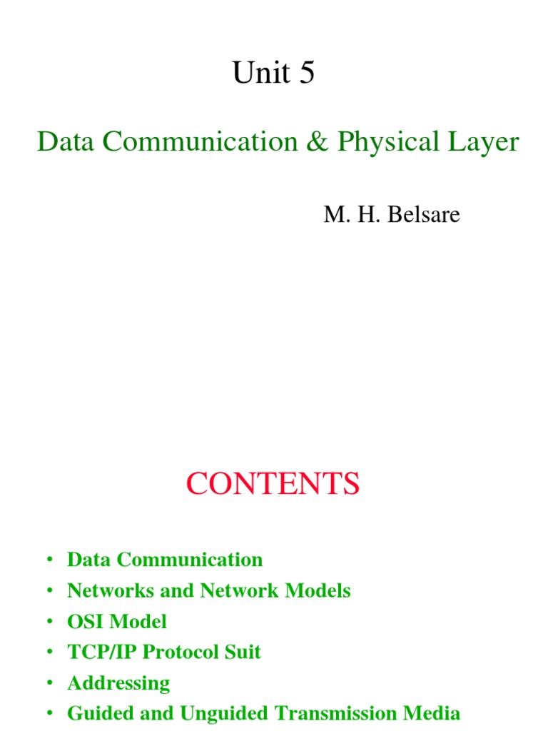 OSI Model and TCP/IP Protocols Explained for Data Communication | PDF ...