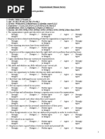 Organizational Climate Survey Questionnaire | PDF | Systems Psychology ...