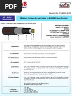 Datasheet B3 Control Cable ACS | PDF | Wire | Electrical Conductor